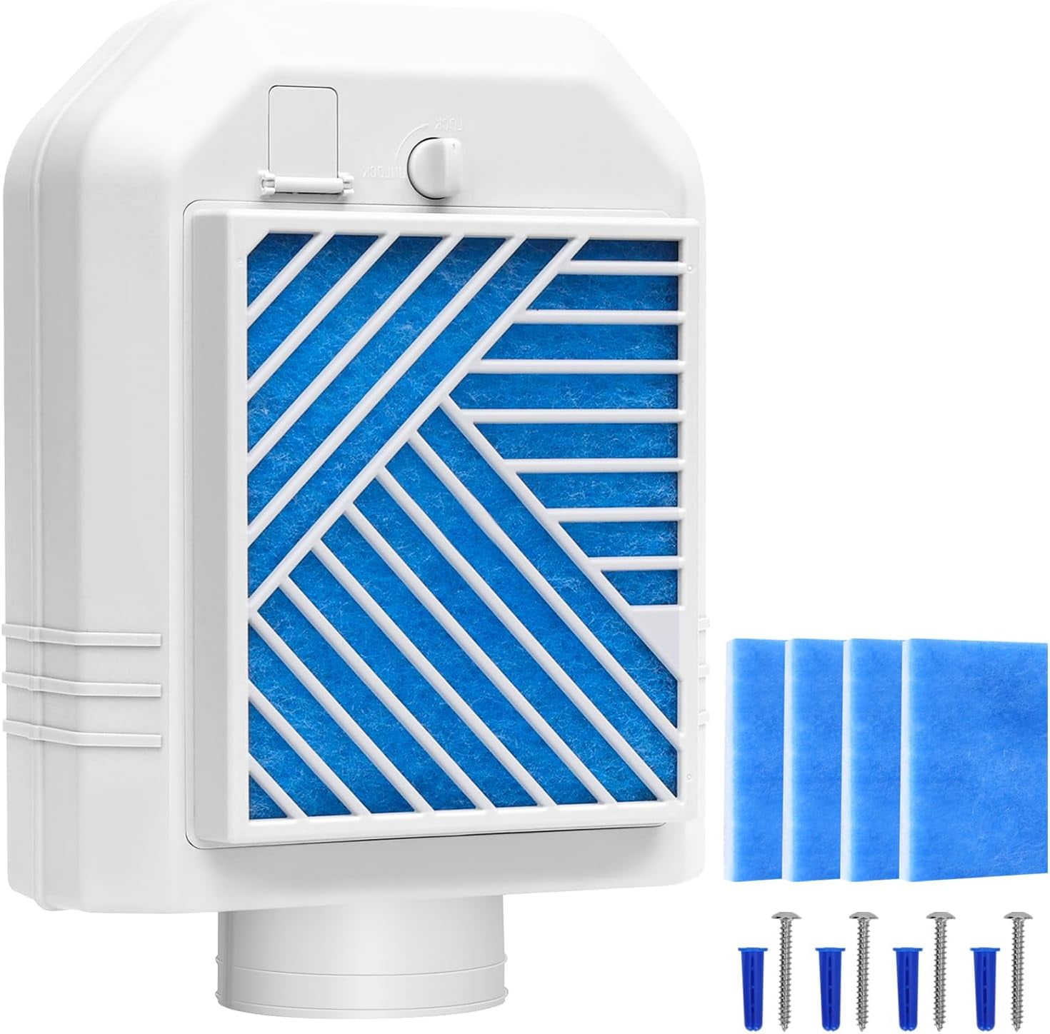 2pcs Chimney Brush Dryer Vent Cleaner Drill Attachment Duct Brush ...
