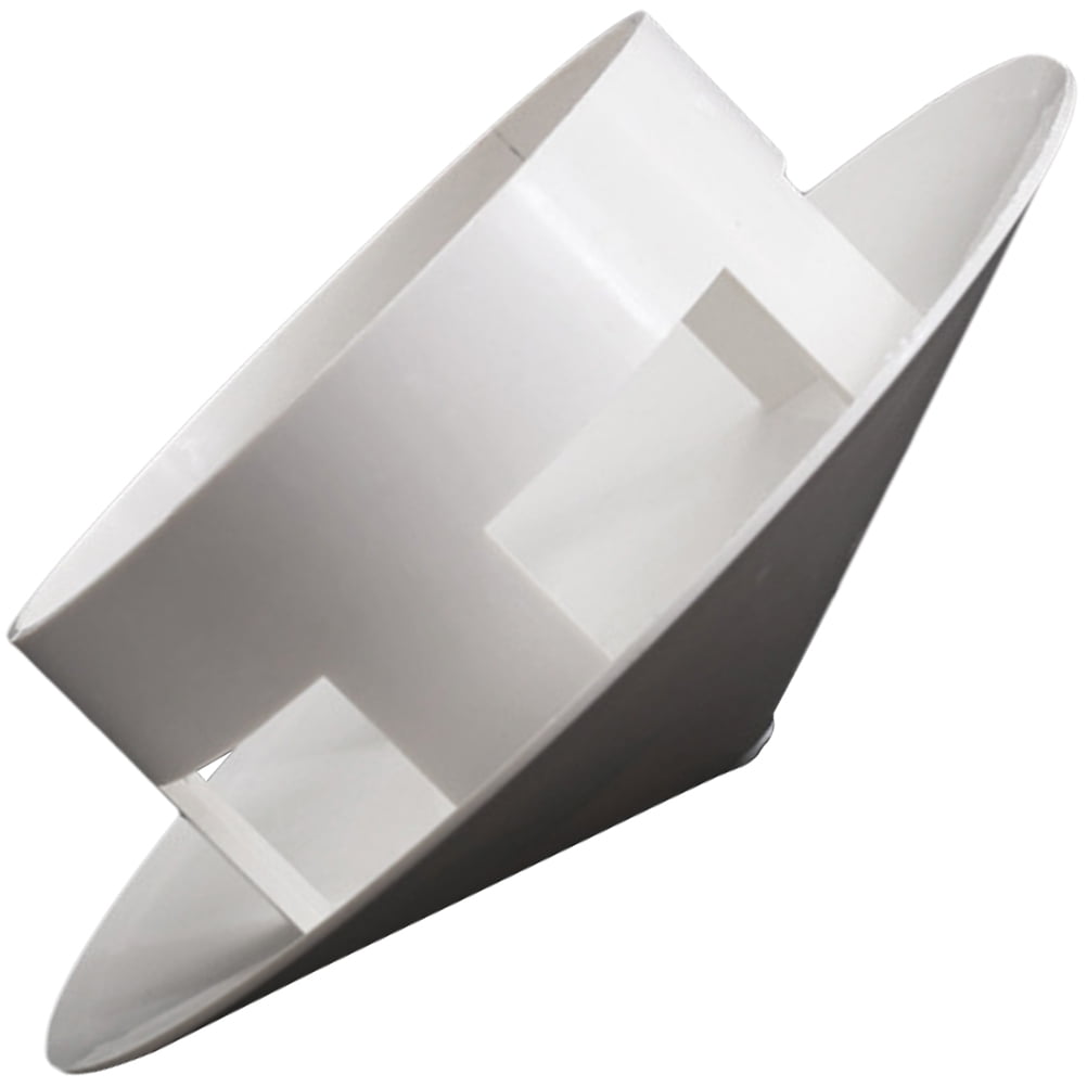 2pcs Chimney Rain Caps PVC Breathable Caps Plastic Rain Caps Vent Caps ...