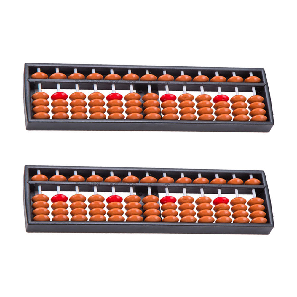 2pcs Chinese Vintage Abacus Students Calculating Abacus Mathematical ...