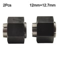 2pcs Chuck Collet and Nut Set 1/2 Inch 12mm Metal Replacement for DW621 ...