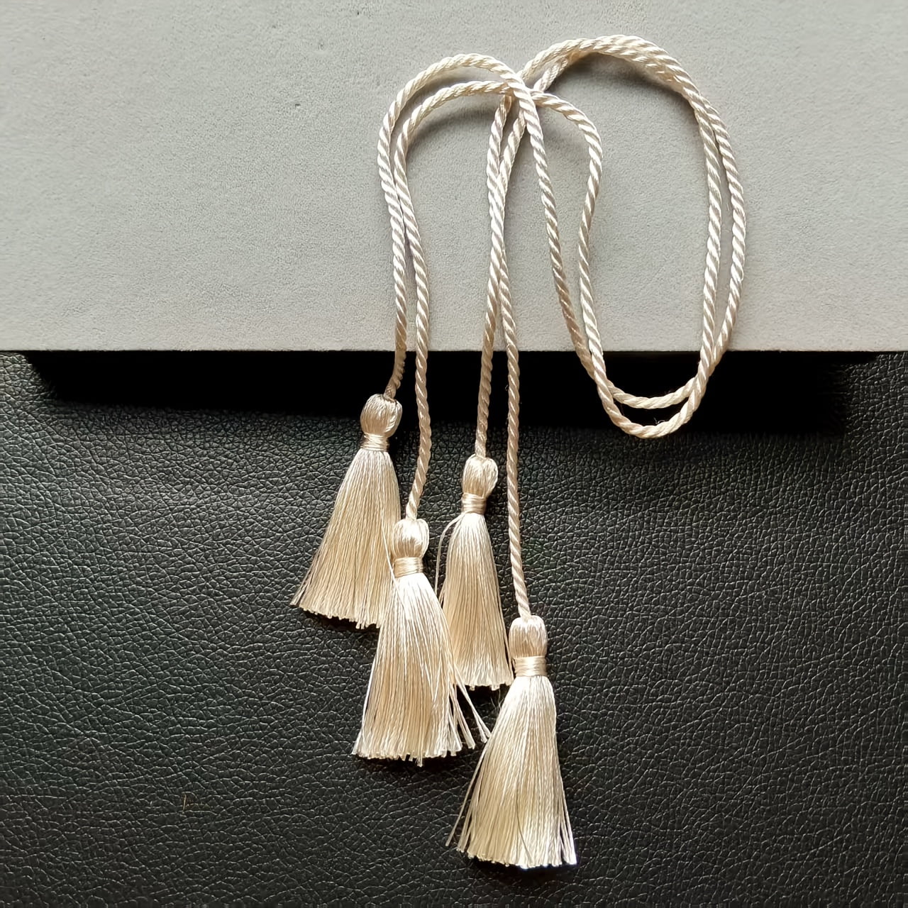 2pcs, Classic Double-Headed Tassel Curtain Tiebacks, 4 Colors Available ...