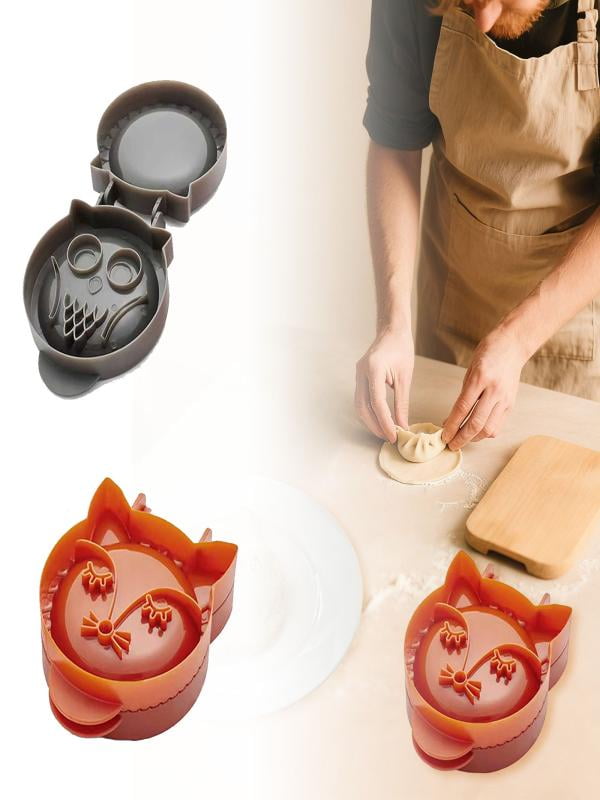 2pcs Classic Mini Hand Pie Molds & Owl Shape for Party One Press Forest ...