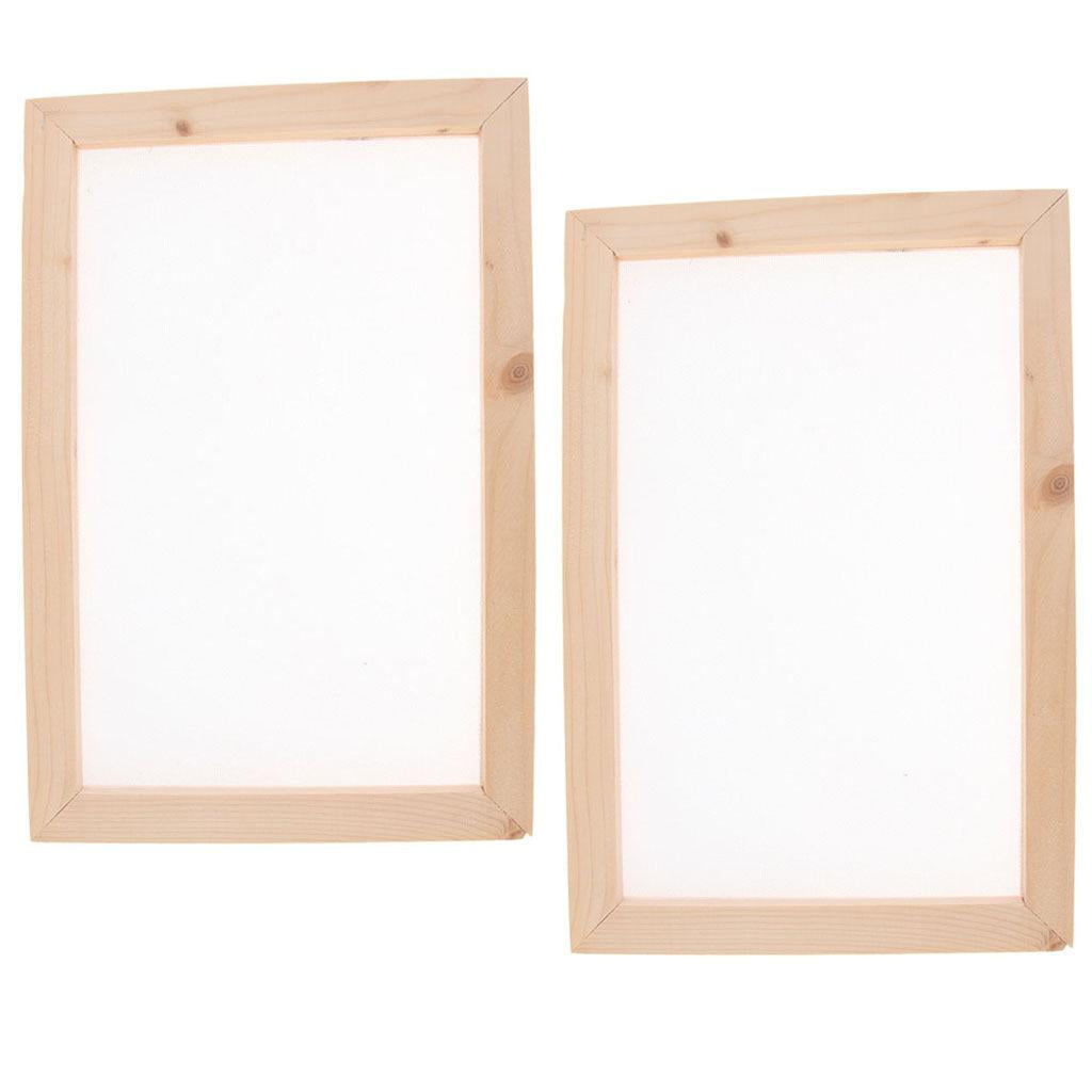 2pcs Classic Paper Making by Wooden Deckle Paper Handcraft DIY Paper ...