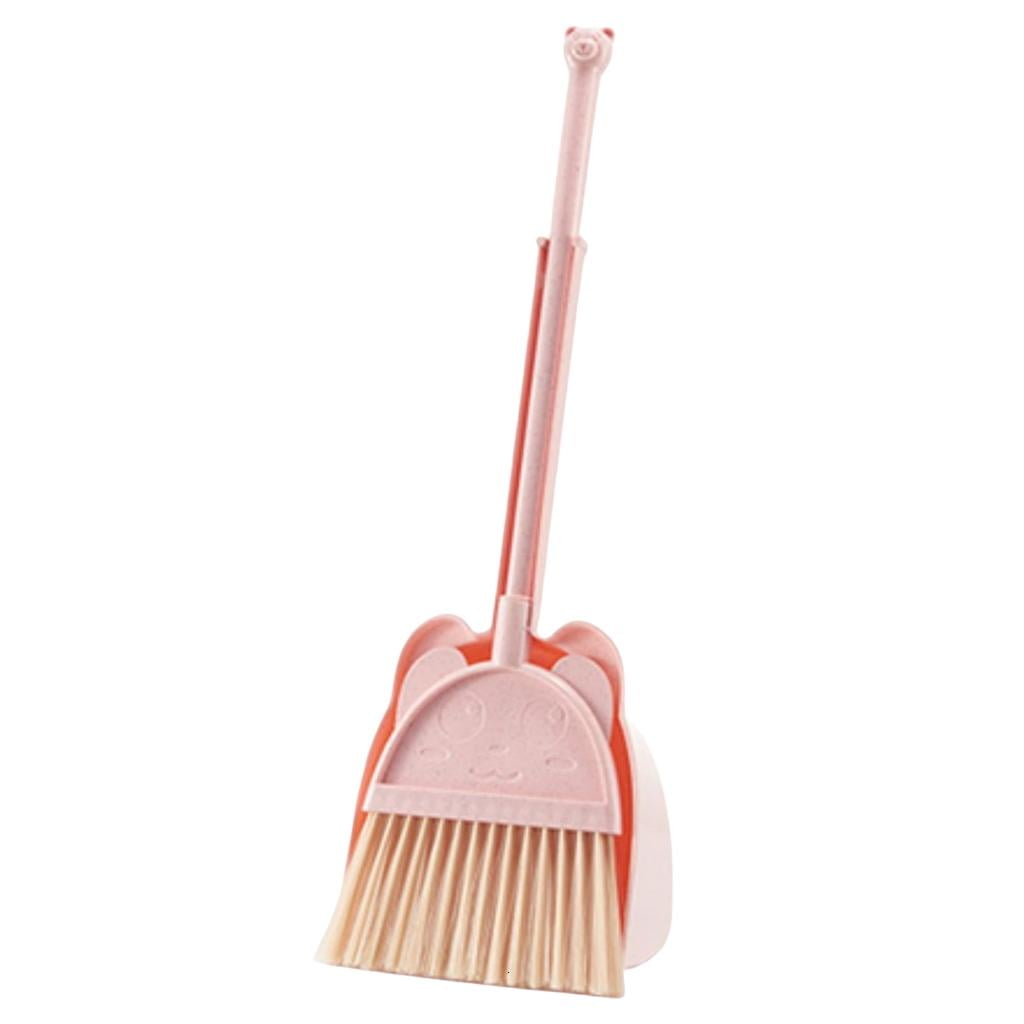 2pcs Cleaning Tool Set Ergonomic Handle Broom Dustpan for Kids ...