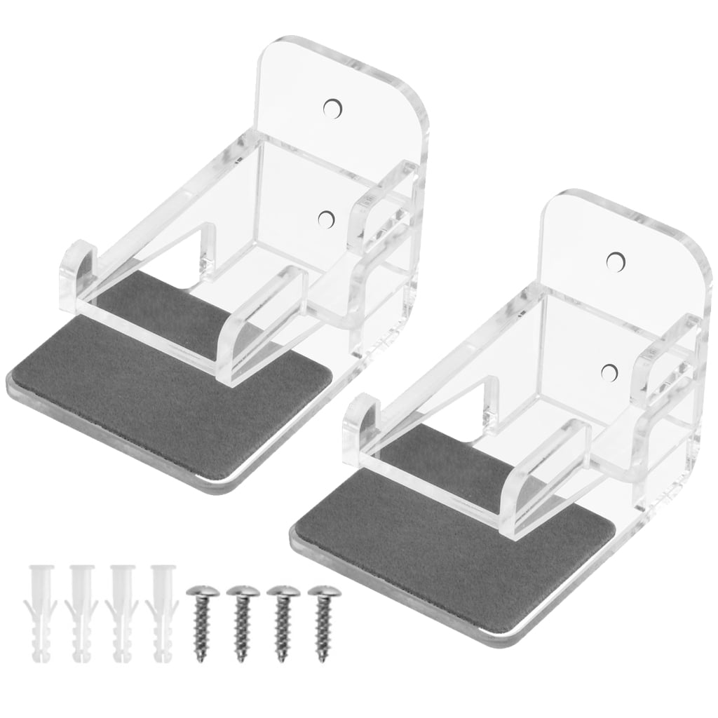 2pcs Clear Acrylic Display Stand Wall Mount Holder with Controller ...