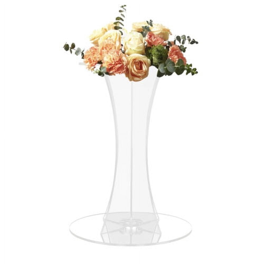 2pcs Clear Acrylic Flower Display Stand Wedding Party Tabletop ...