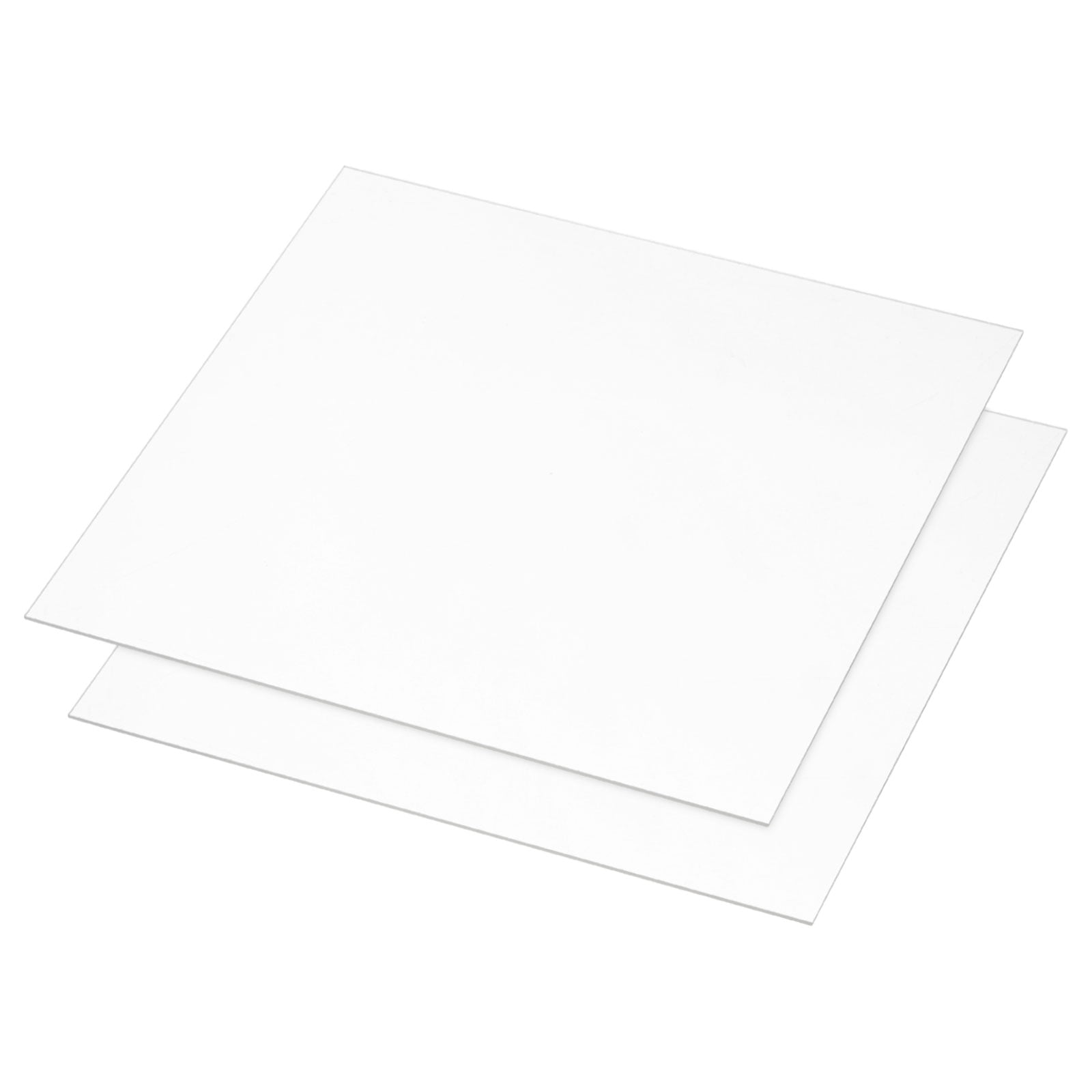 2pcs Clear Acrylic Sheet 8"x8"x0.06" Clear Cast with Protective Paper ...