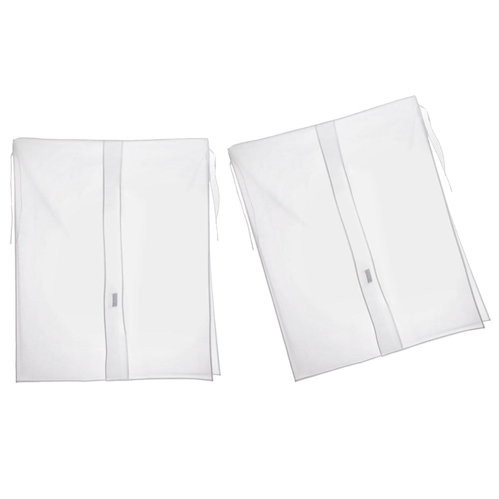 2pcs Clear Garment Rack Cover Dust Cover for Clothes Rack Garment Rack ...