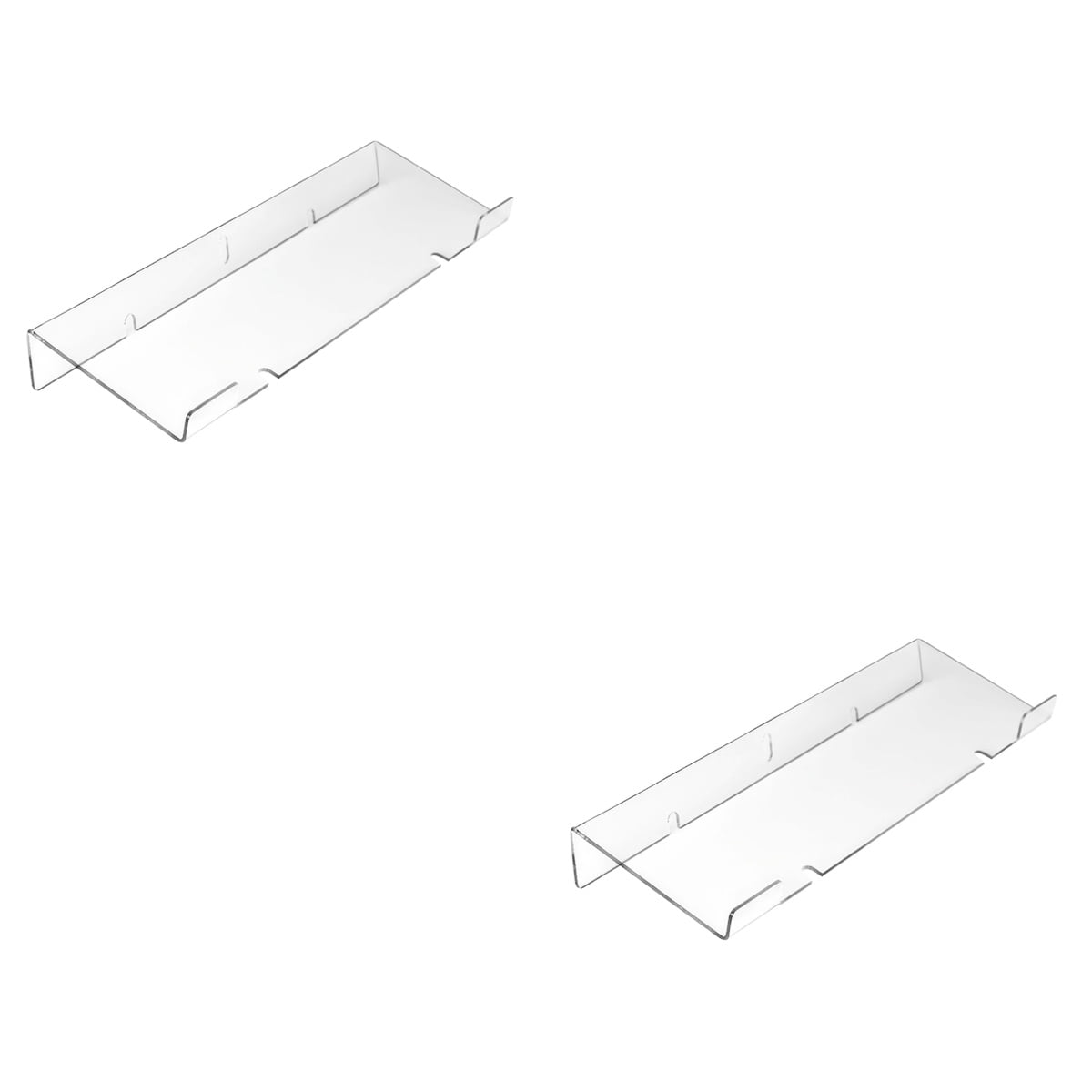 2pcs Clear Keyboard Stand Riser: Tilted Computer Keyboard Holder ...