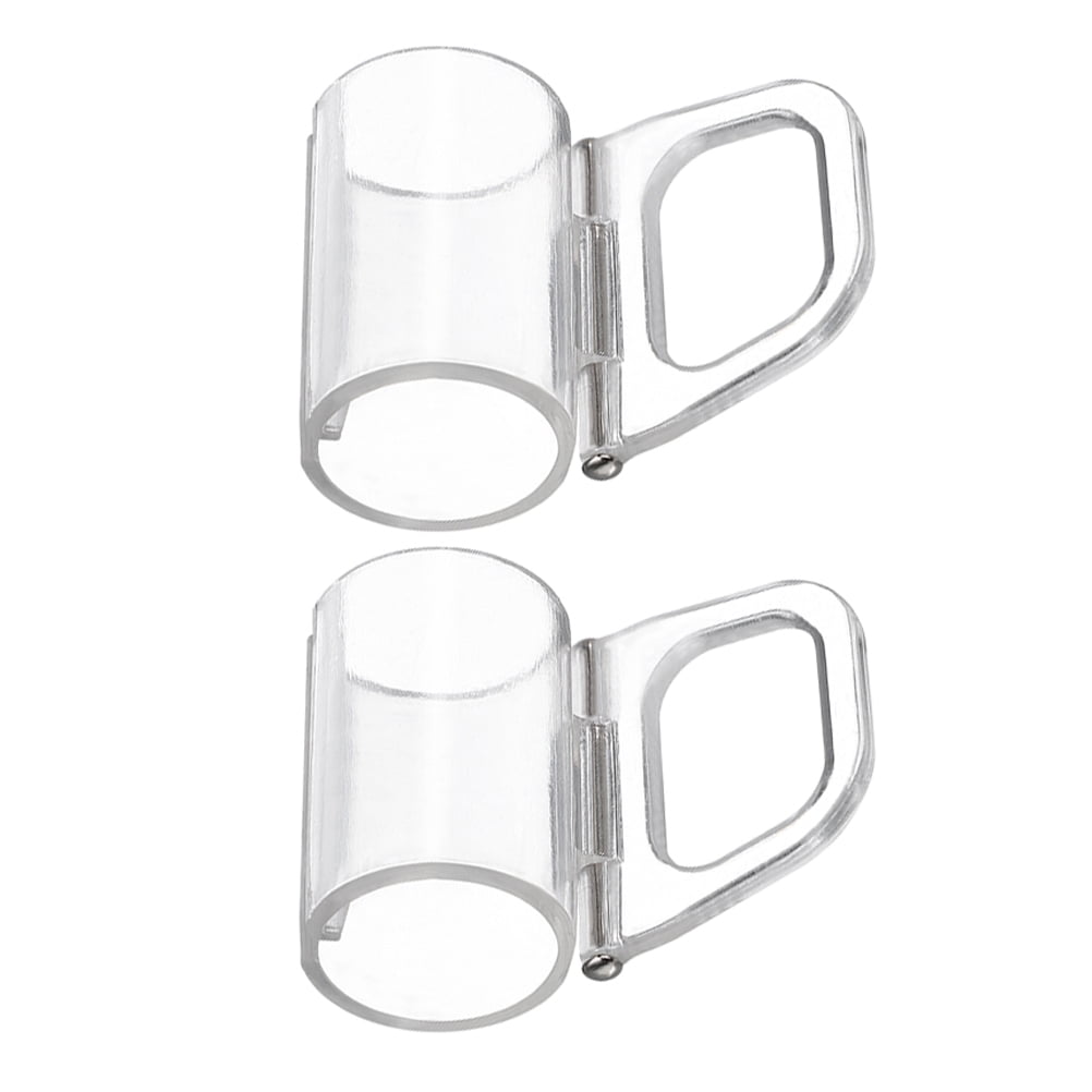 2pcs Clear Plastic Roller Shade Grips Cordless Window Blind Pull ...