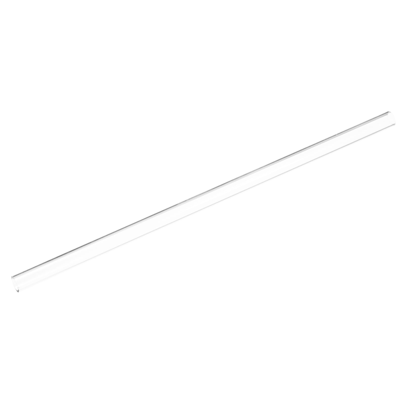 2pcs Clear Rigid Tubing Pipe 9mm ID x 12mm OD 305mm Plastic ...