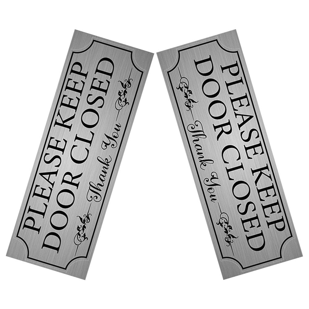 2pcs Closed Signs For Counter Warning Closed Sign Decal Office Closed ...