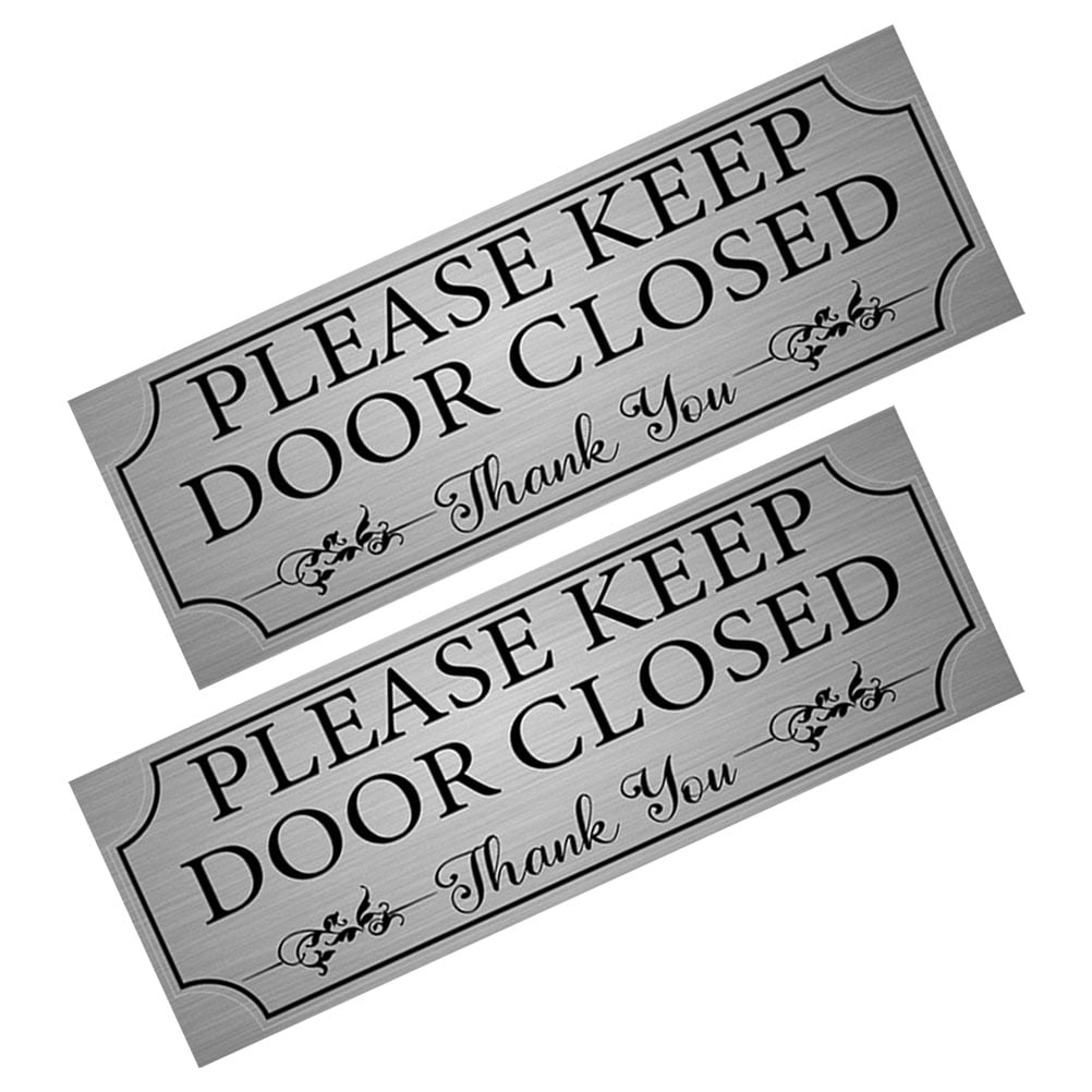 2pcs Closed Signs For Counter Warning Closed Sign Decal Office Closed ...
