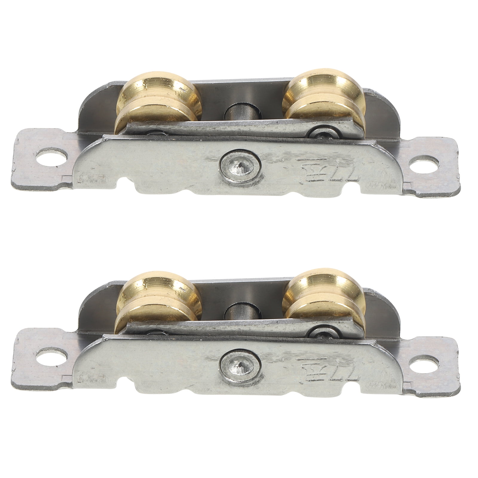 2pcs Closet Door Roller Patio Door Roller 2-wheel Pulley Track Rail ...
