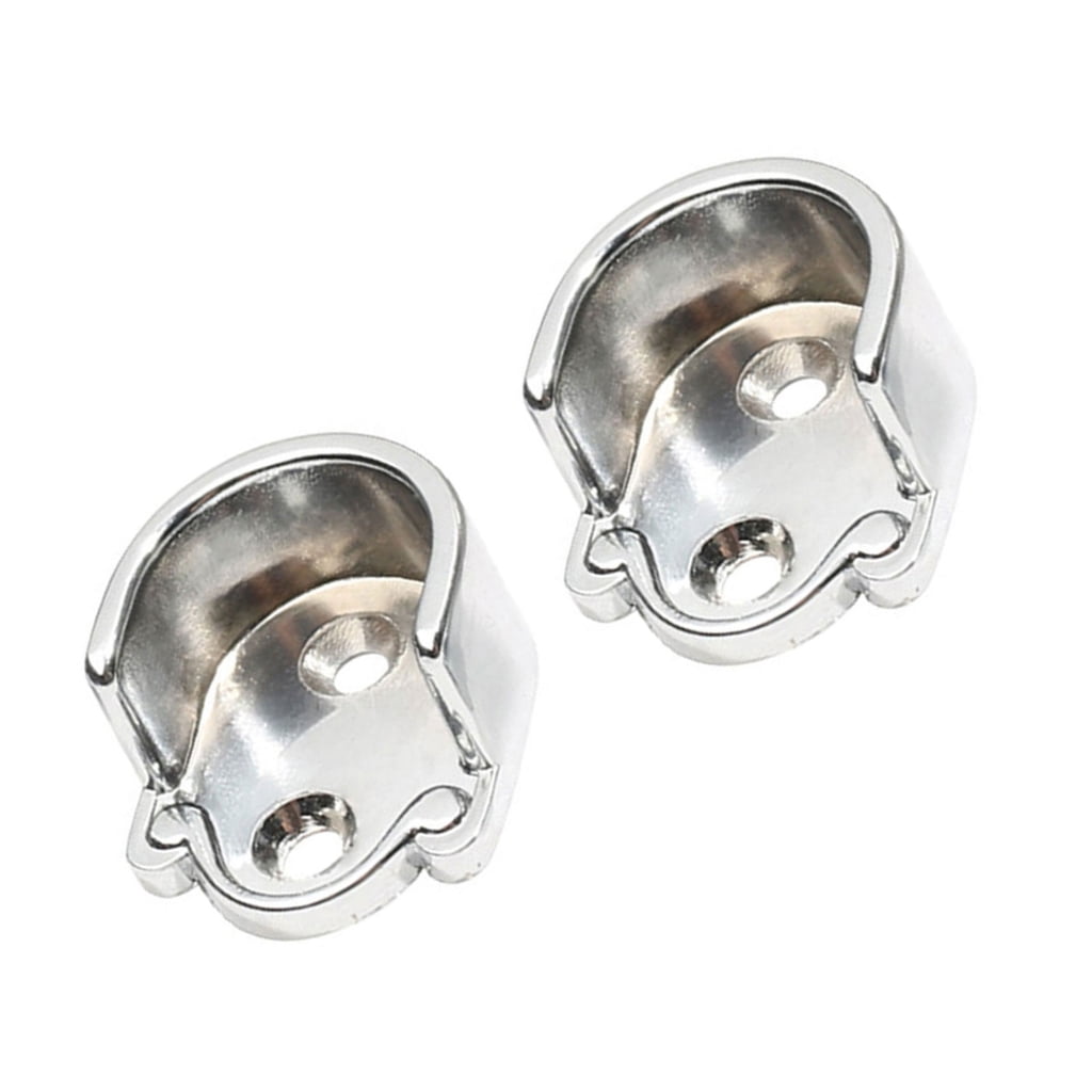 2pcs Closet Rod End Holder Wardrobes Bracket Rod Socket Flanges Rod ...