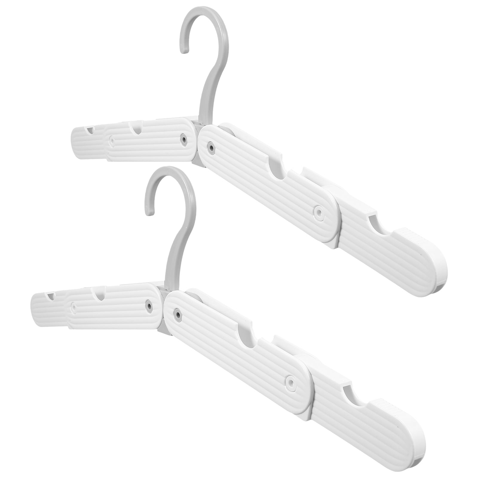 Homoyoyo Multi-Functional Clothes Hangers Collapsible Design White PP ...