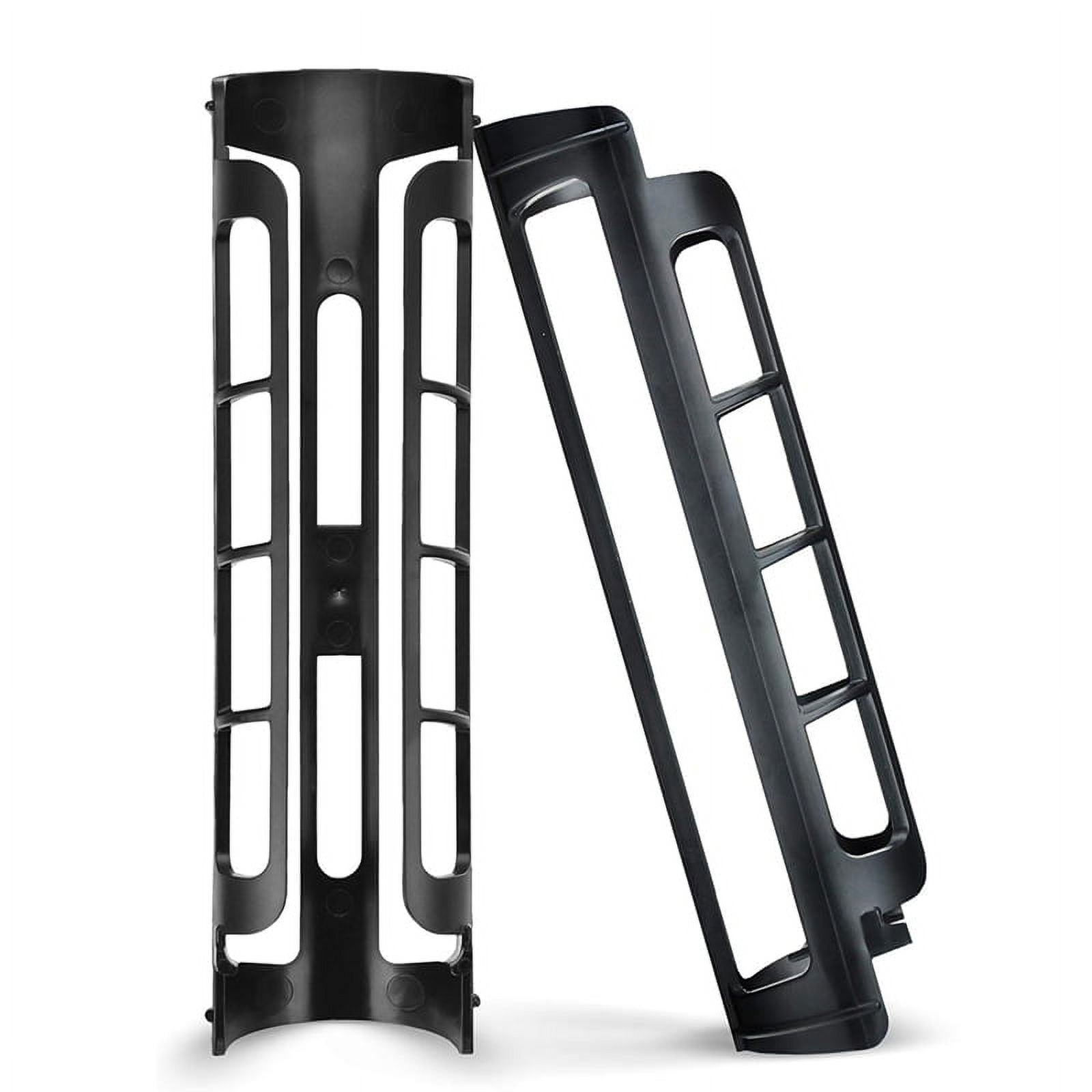 2pcs Coffee Pod Holder, Side Mount for K Cup Pods, Black Plastic ...