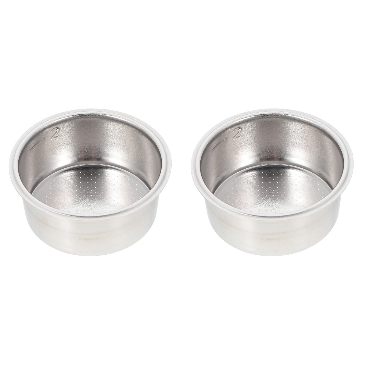 2pcs Coffee Porous Filter Basket Stainless Steel Filter Basket Coffee ...
