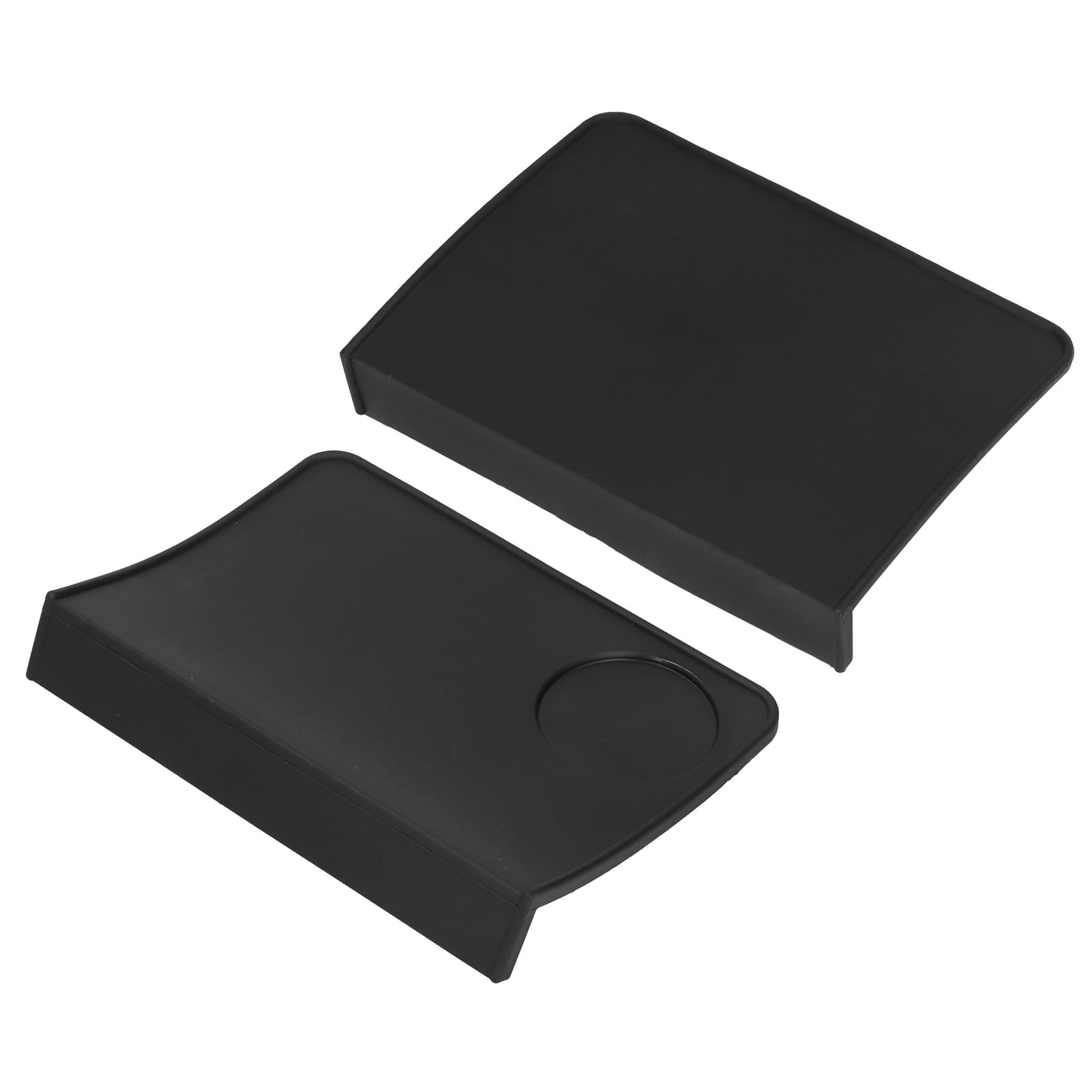 2pcs Coffee Tamping Mat Soft Flexible Coffee Tamper Pad Black Coffee ...