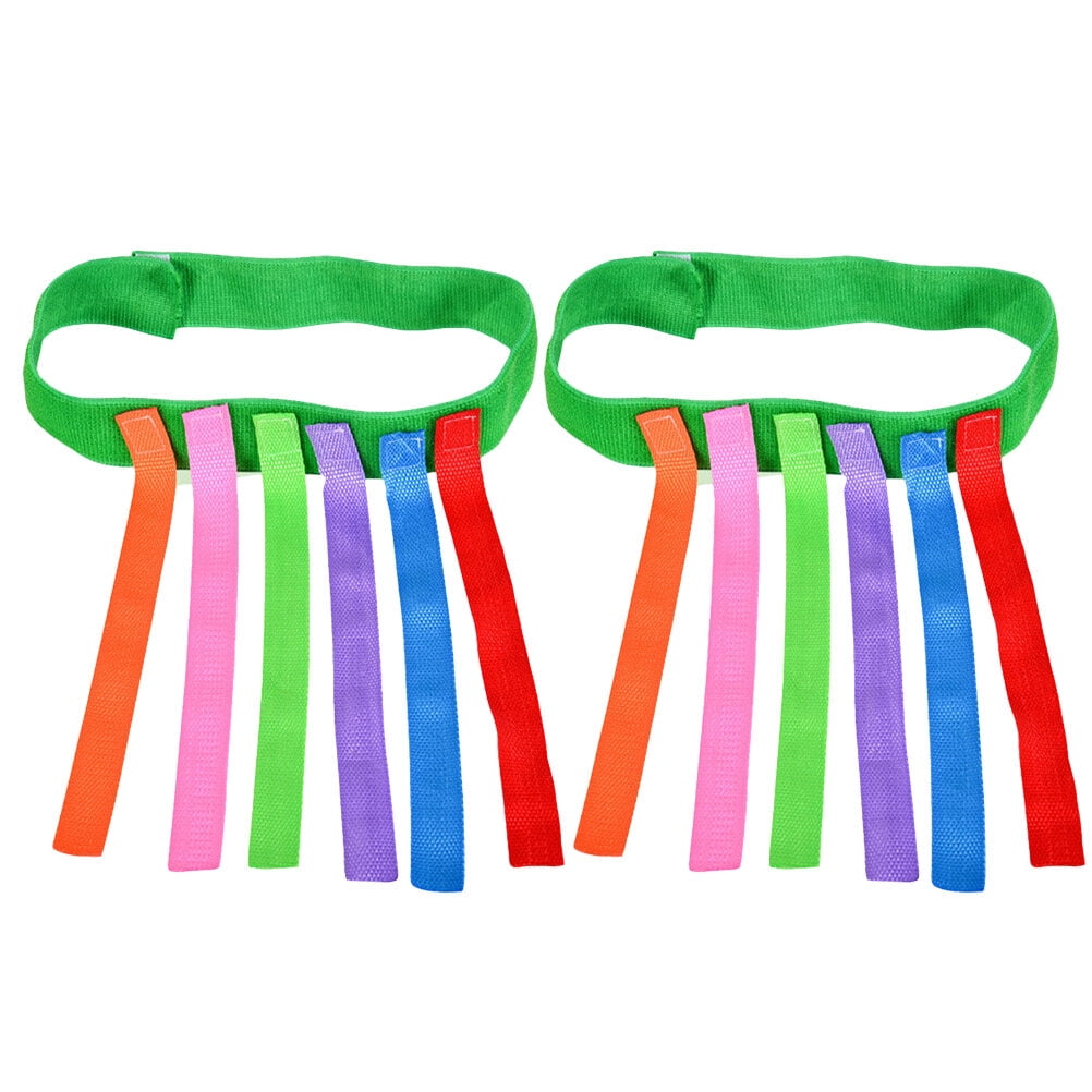 2pcs Colorful Kids Pull Tails Toy Outdoor Children Games Props ...