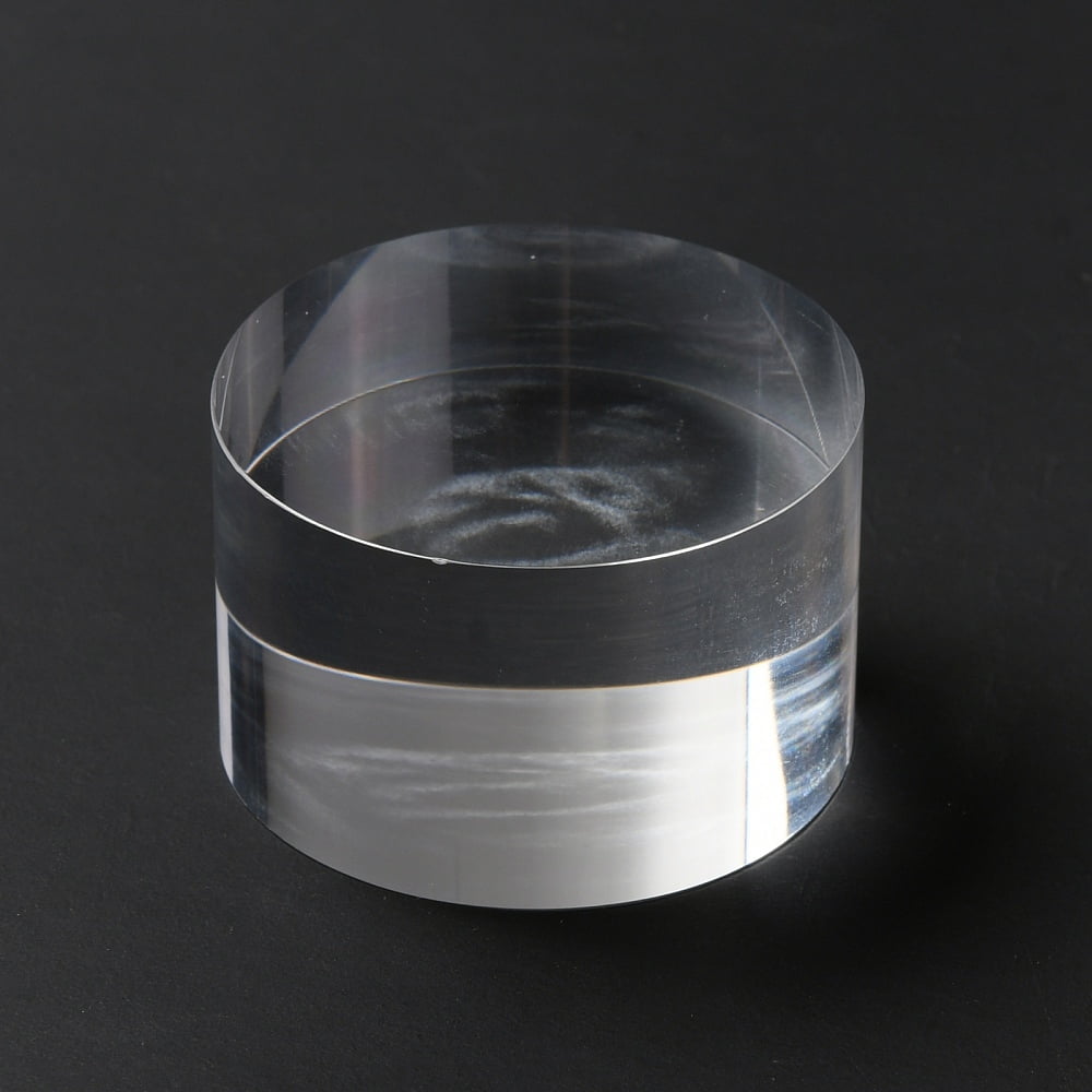 2pcs Column Transparent Acrylic Jewelry Display Pedestals for Small ...