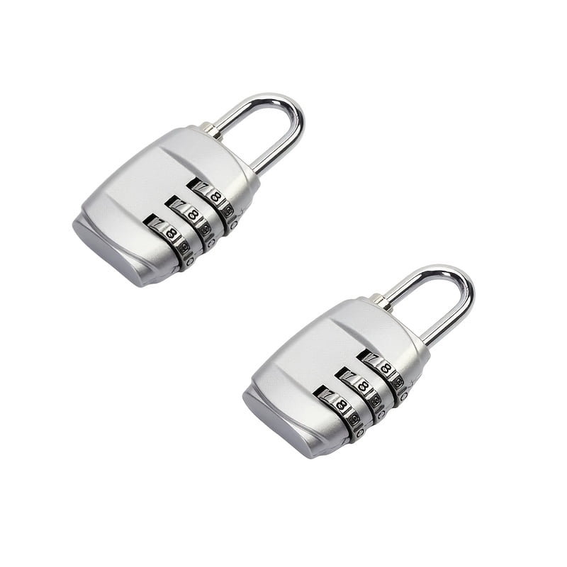 2pcs Combination Lock 3-digit Combination Lock Padlock, Suitcase ...