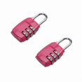 2pcs Combination Lock 3-digit Combination Lock Padlock, Suitcase ...