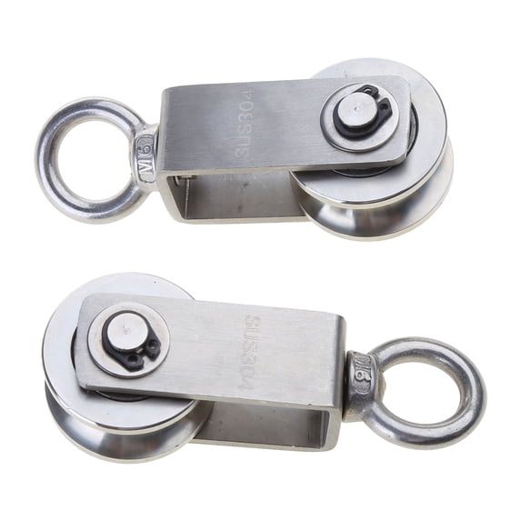2pcs Convenient Pulley Resistant Pulley Pulleys for Easy Suitable for ...