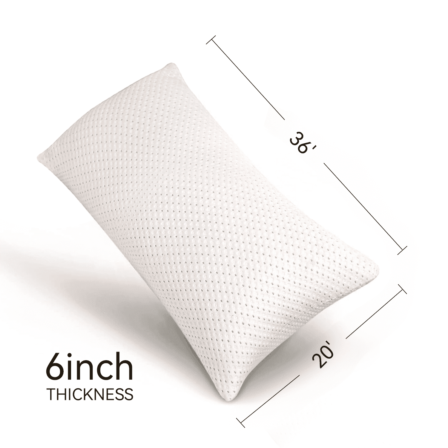 Cooling Bed Pillows for Sleeping, King Size Pillow Set of 2, 3D ...