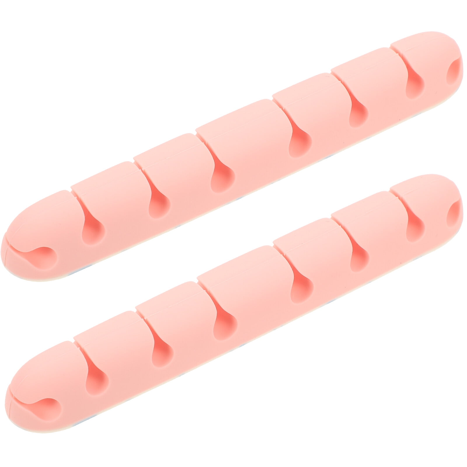 2pcs Wire Organizer 8 Slot Desktop USB Cable Clip Adhesive Mount ...