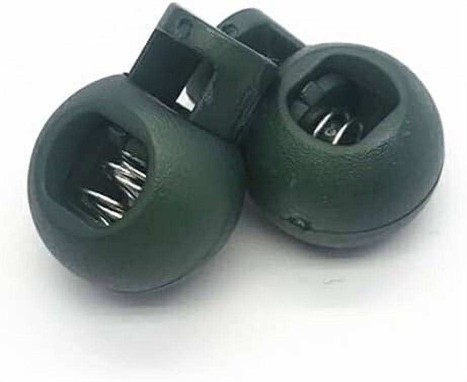 2pcs Cord Stoppers Lock End Toggles with Spring Sewing Tightening ...