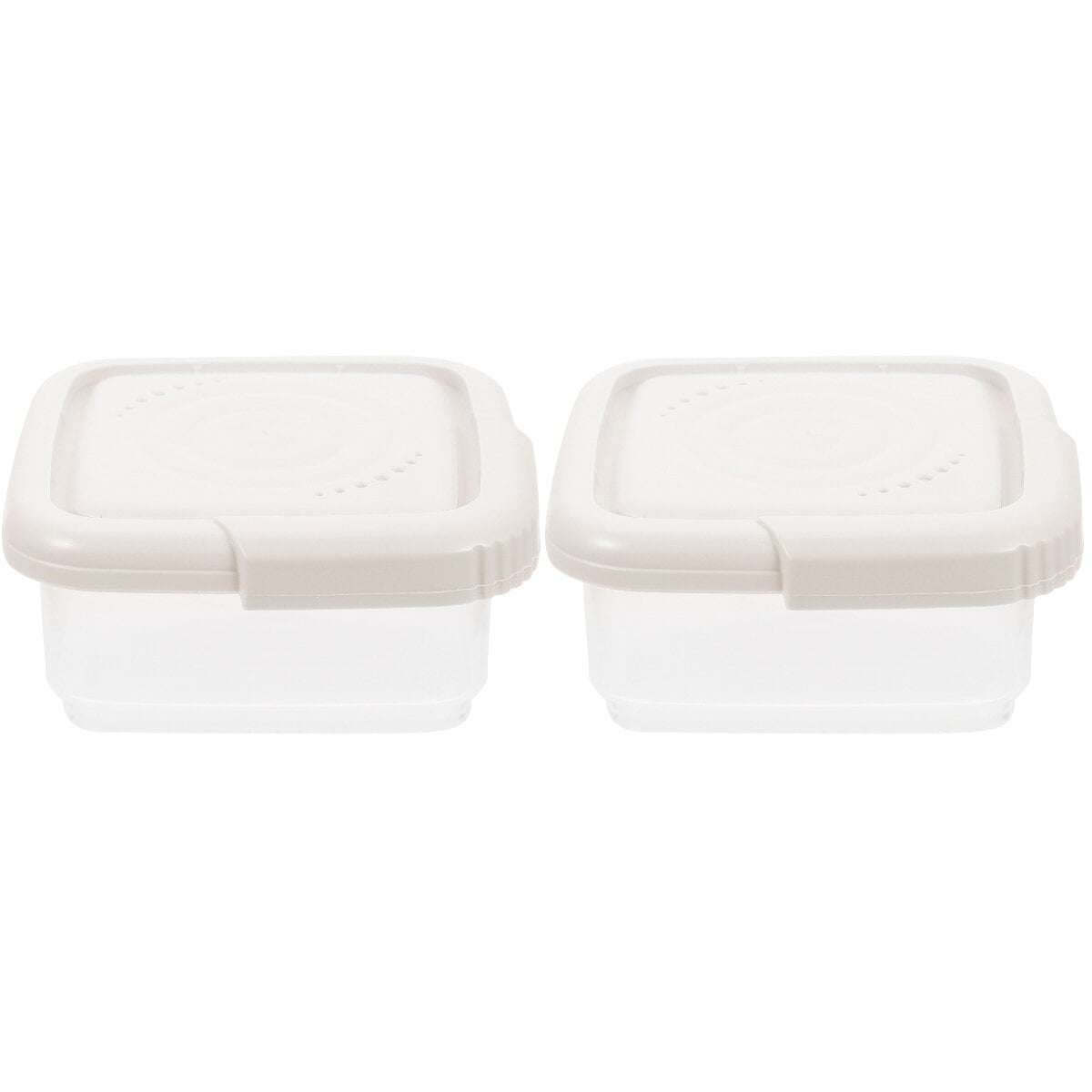 2pcs Cream Cheese Plastic Cheese Storage Containers with Lid Cheese ... 2pcs Cream Cheese Plastic Cheese Storage Containers with Lid Cheese ...