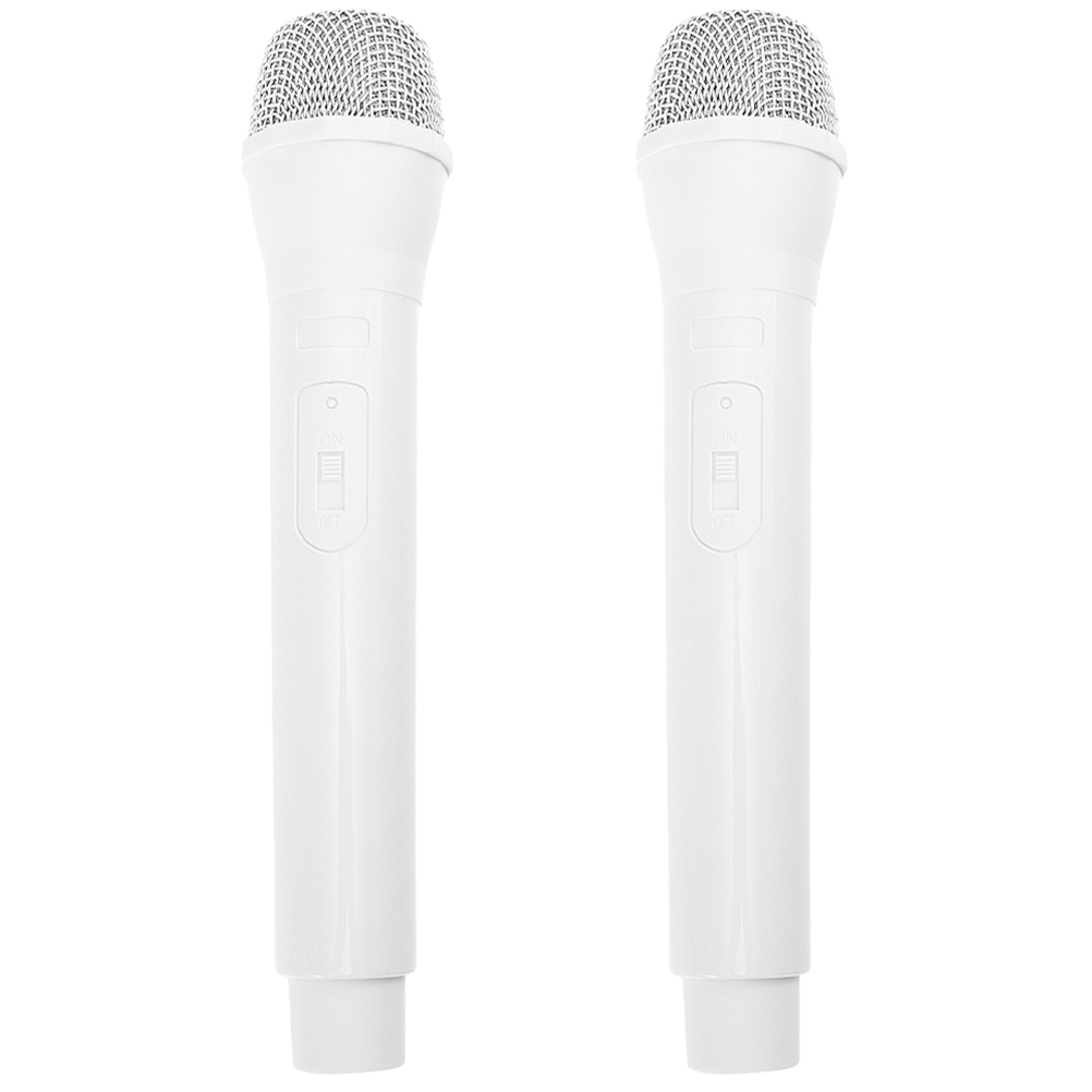 2pcs Creative Microphone Prop Simulated Microphone Pretend Model ...