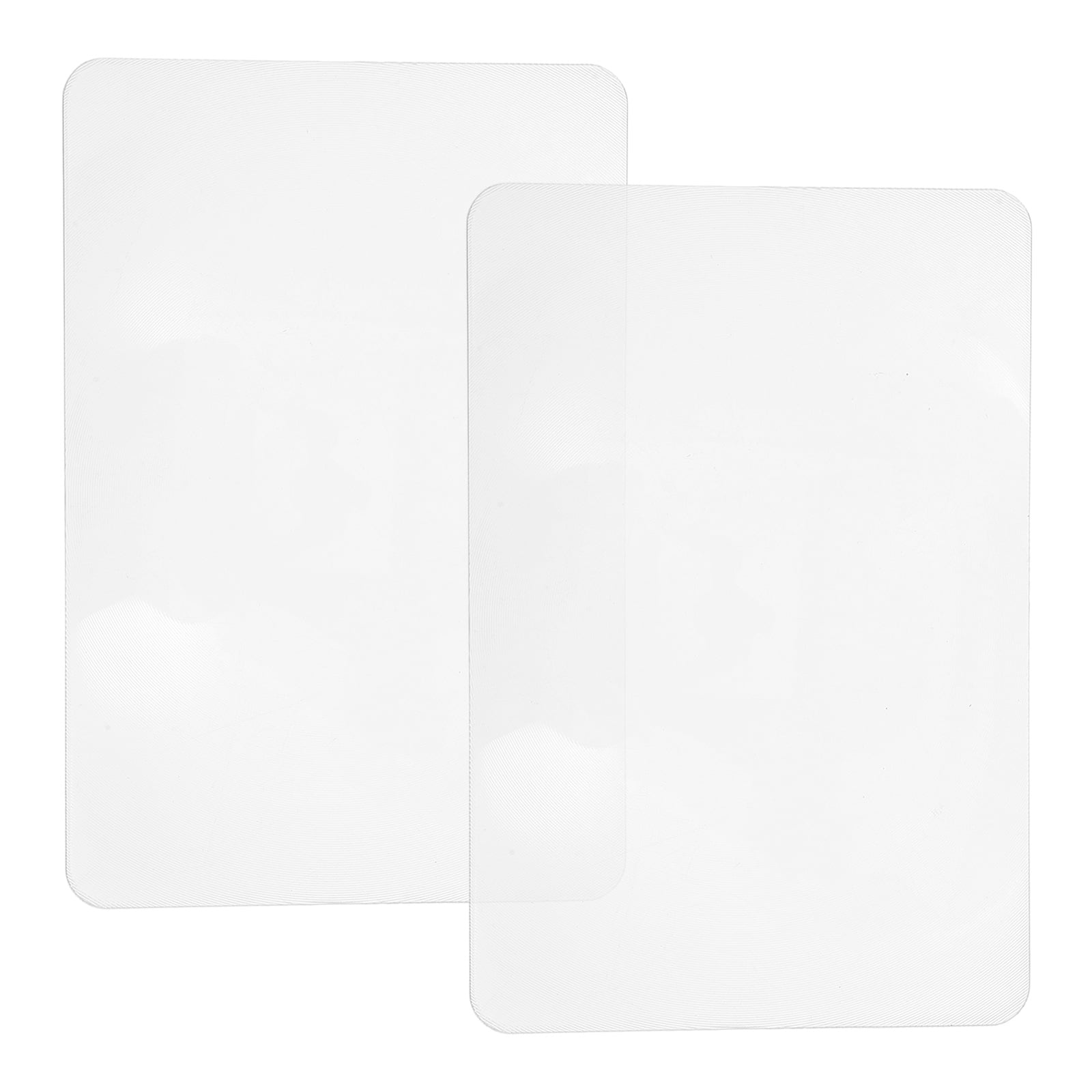 2pcs Credit Card Sized Magnifying Lenses 3x Magnifying Glass Pocket ...