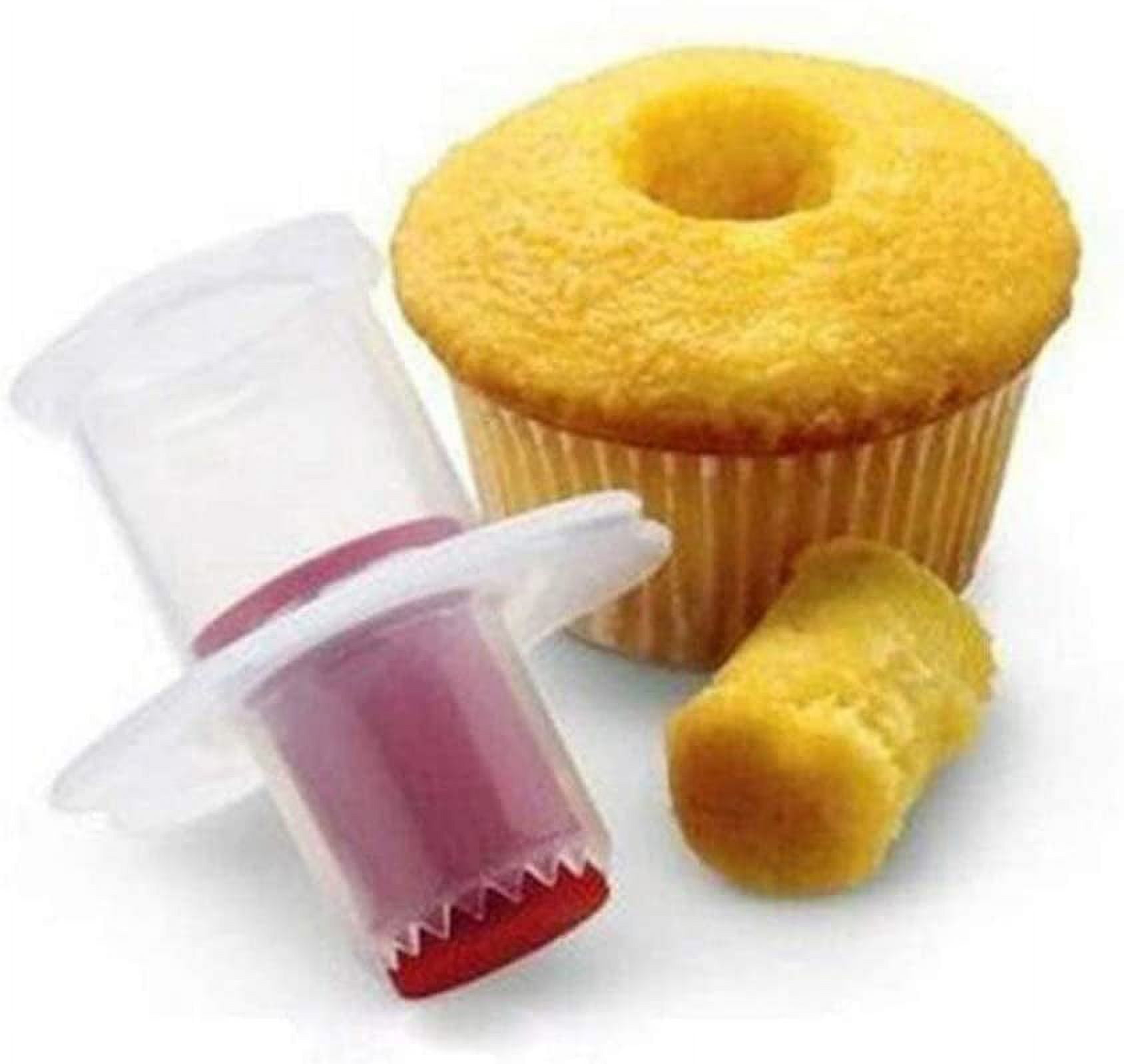 2pcs Cupcake Coring Tools Muffin Cake Pastry Corer Model Plunger Cutter Decorating Plastic Cake ...