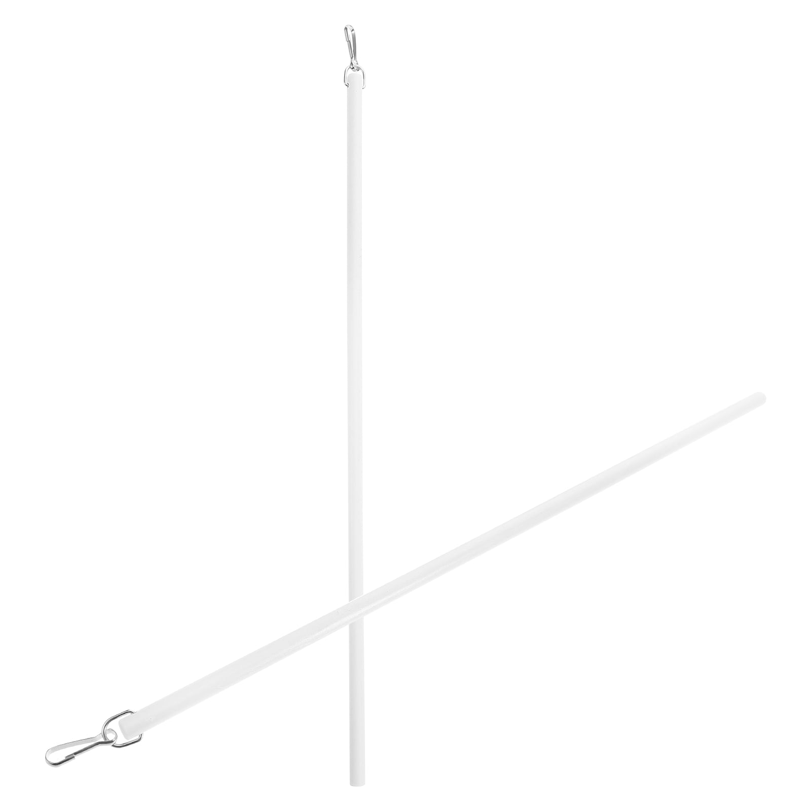2pcs Curtain Pull Rods, 43cm Acrylic Blind Wands Replacement with Hook ...