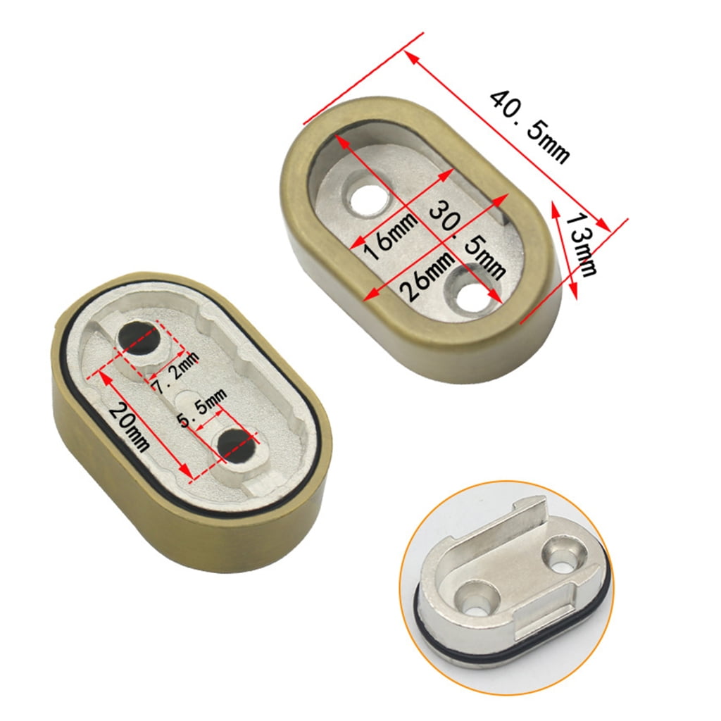 2pcs Curtain Shelf Flap Furniture Fitting Closet Rod Poles Rack ...