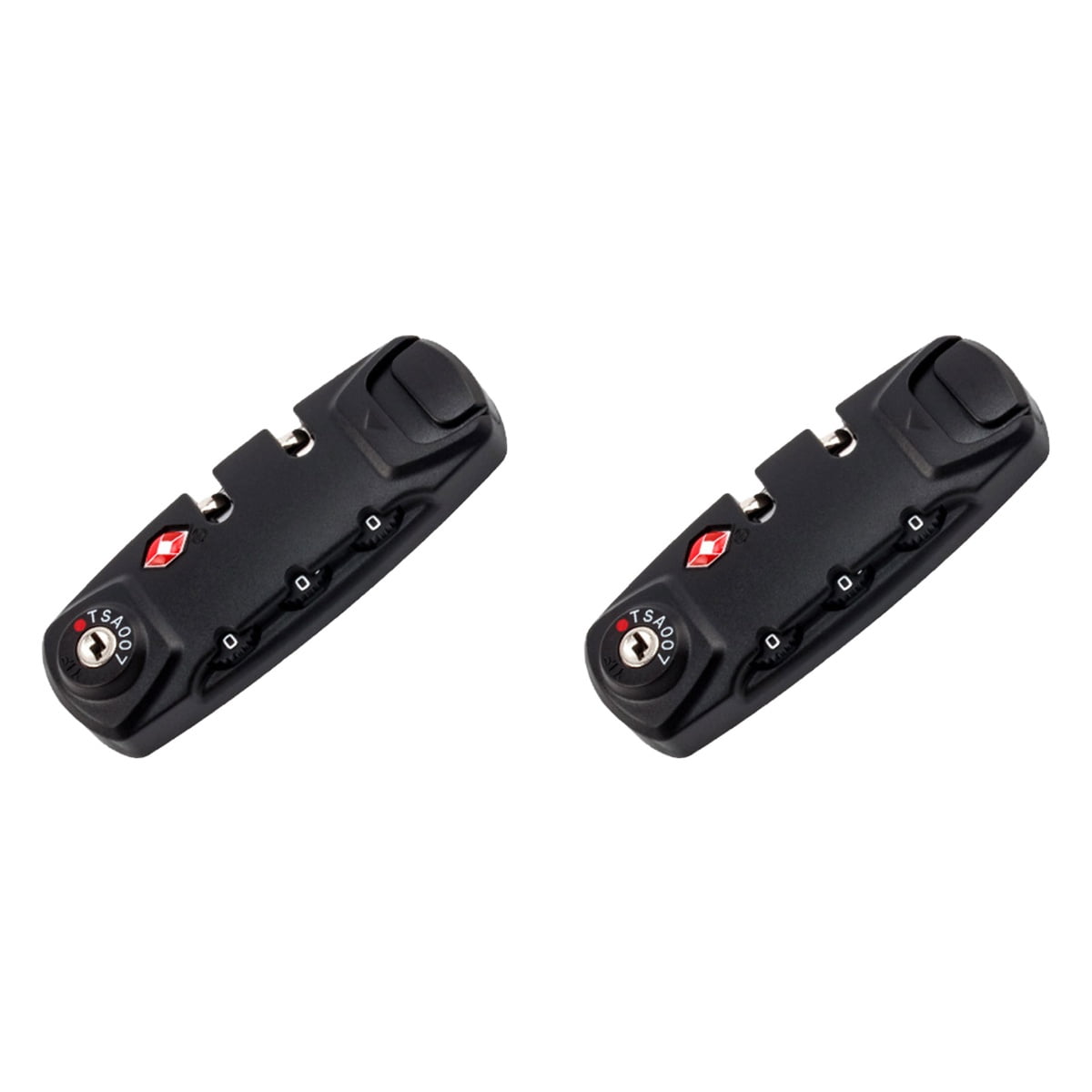 2pcs Customs Lock Zipper Bags Fixed Lock Fixed Safety Lock TSA007 ...