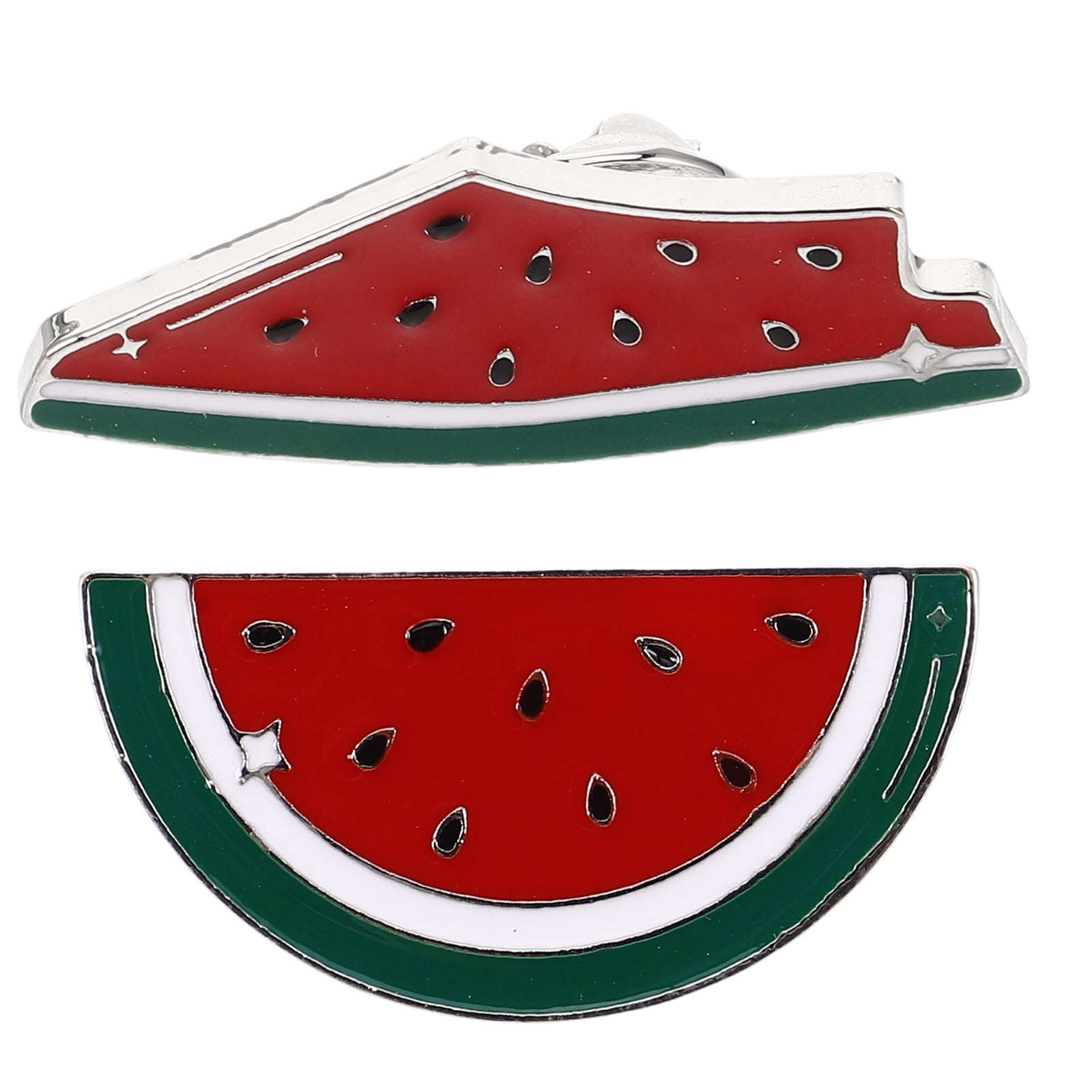 2pcs Cute Watermelon Brooch Pin Fruit Lapel Pin Clothing Brooch Coat ...