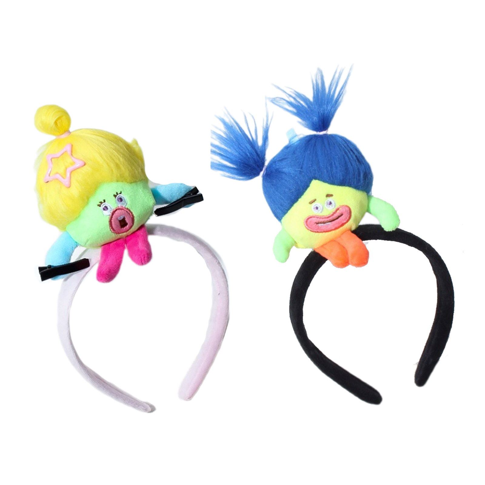 2pcs Cute and Cartoon Face Wash Hairband Funny Headband Hair Loop ...