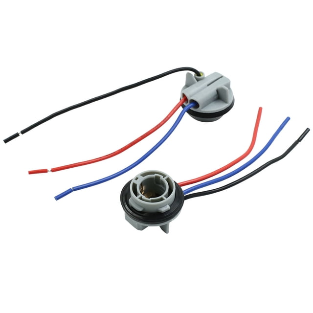 2pcs DC 12V 1157 Bulb Socket Car Signal Light Harness Wire Plug ...