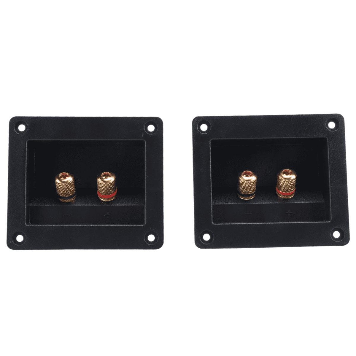 2pcs DIY Car Stereo 2-way Speaker Box Terminal Spring Cup Connector ...