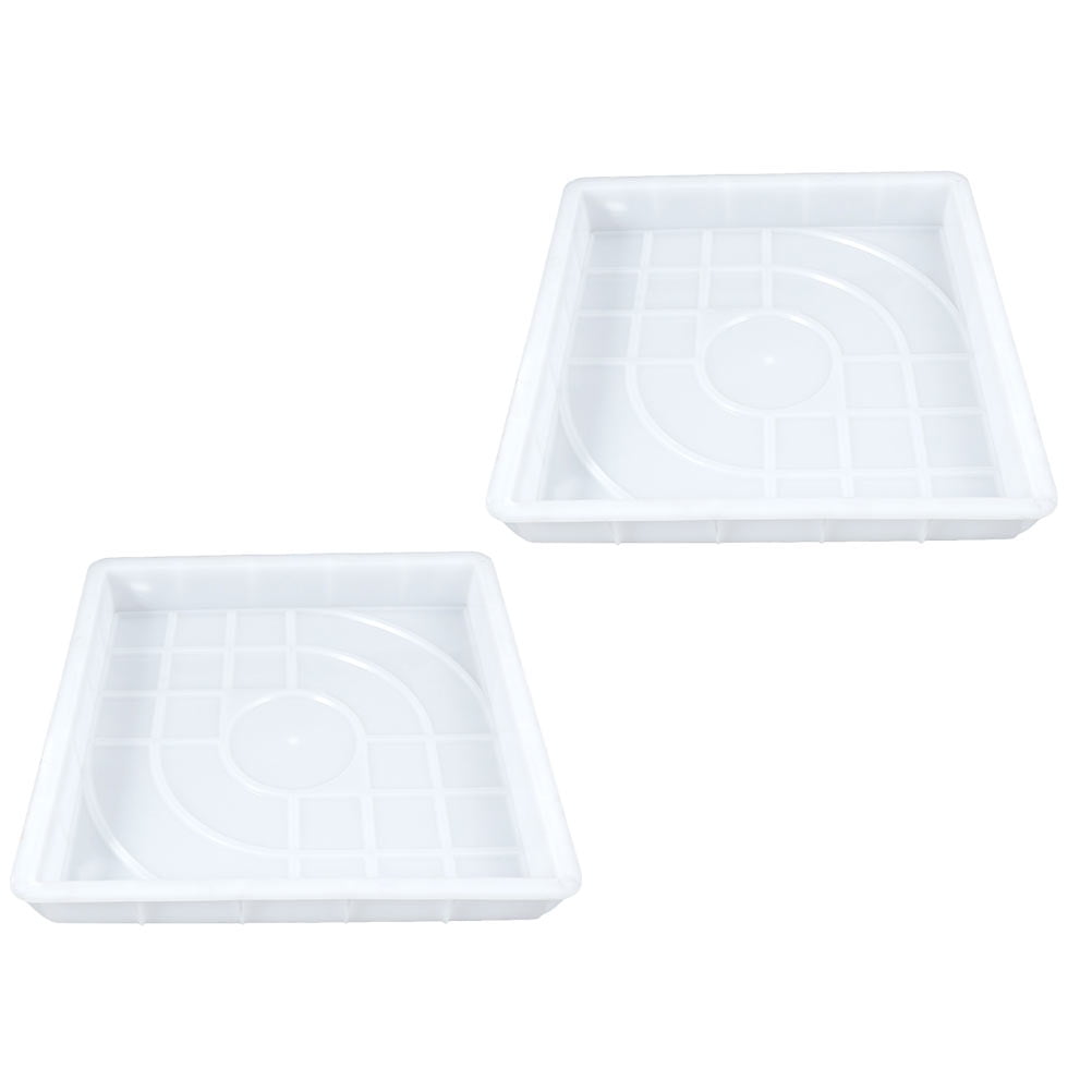 2pcs DIY Pavement Mold Plastic Path Maker Concrete Die Manually Paving ...