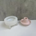 2pcs DIY Round Candlestick Silicone Molds Funny Beijing Hot Pot Shaped ...