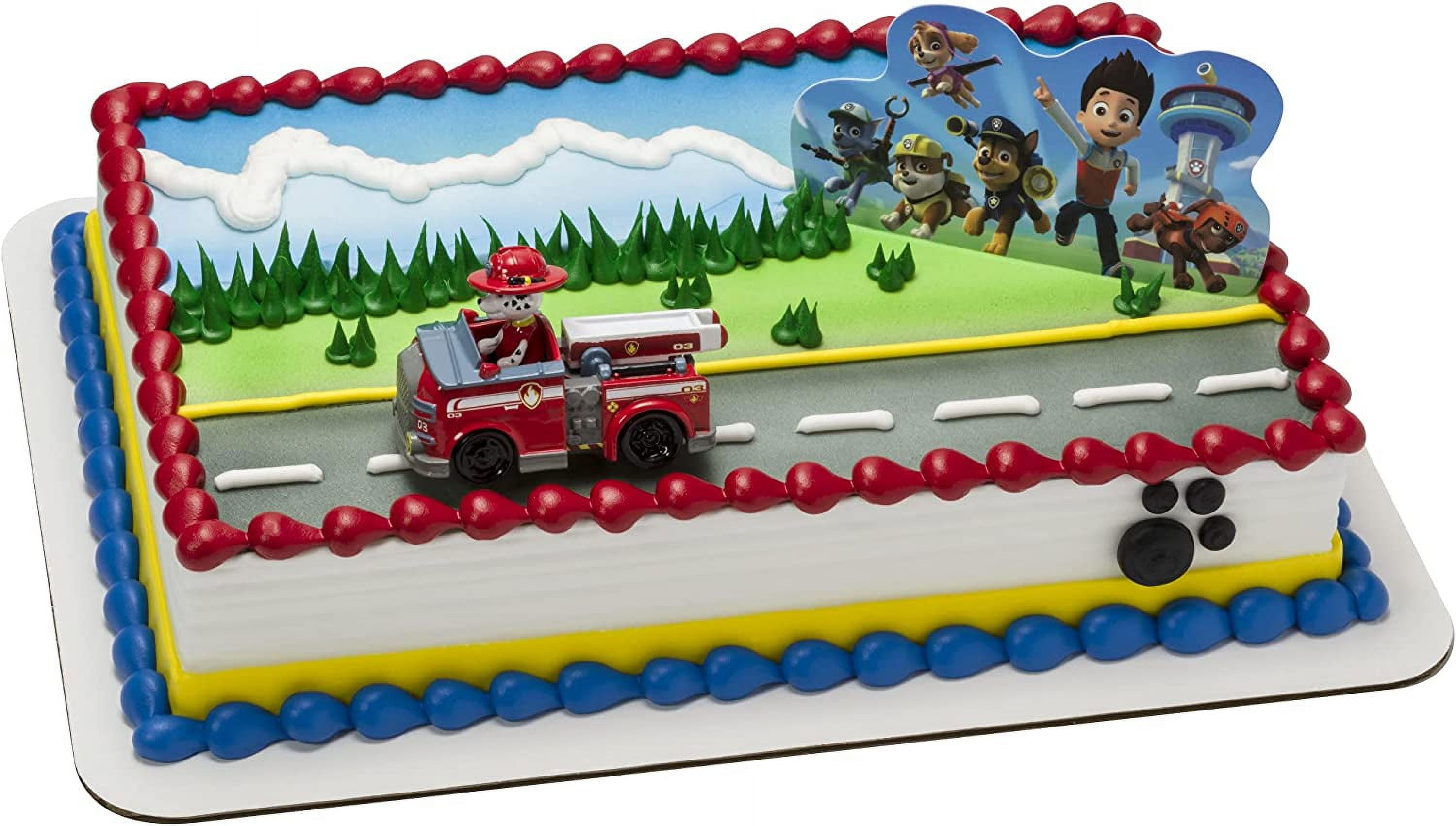 2pcs DecoSet Just Yelp for Help Cake Topper, 2-Piece Decorations with ...