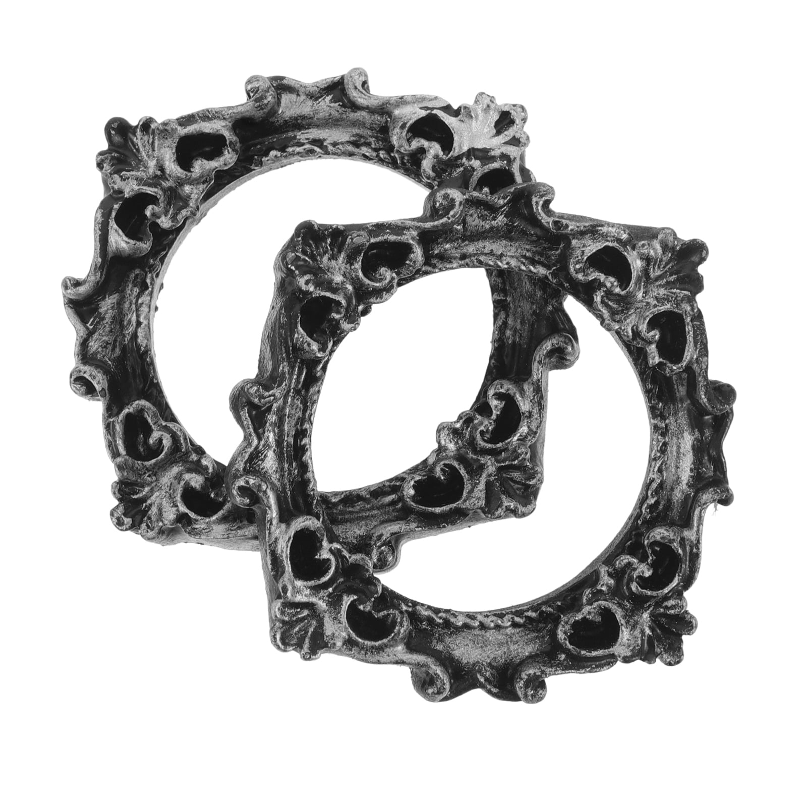 GOOHOCHY Mini Resin Picture Frames with Vintage Design for Photo ...