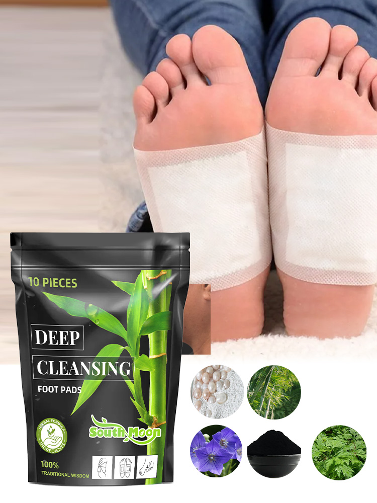 2pcs Deep Clean Foot Stick, Bamboo Charcoal Removing Wet Relieve Body ...