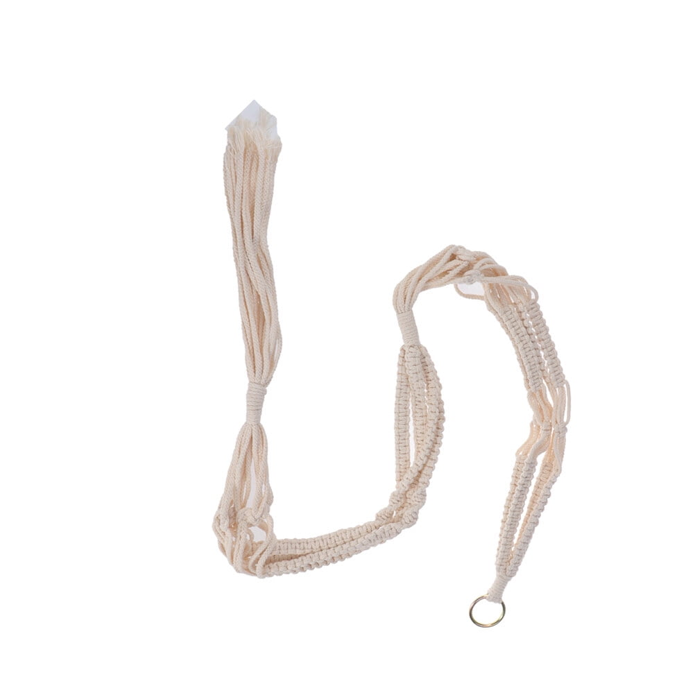BESTOYARD Woven Flower Pot Hanging Ropes Macrame Double Plant Hanger ...