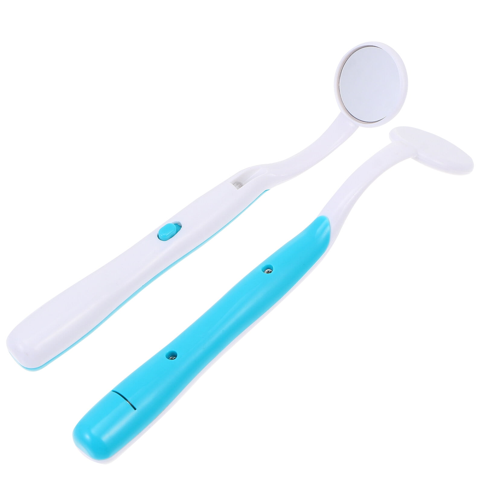 2pcs Dental Mirror With Light Anti Fog Mouth Mirror Teeth Inspection ...