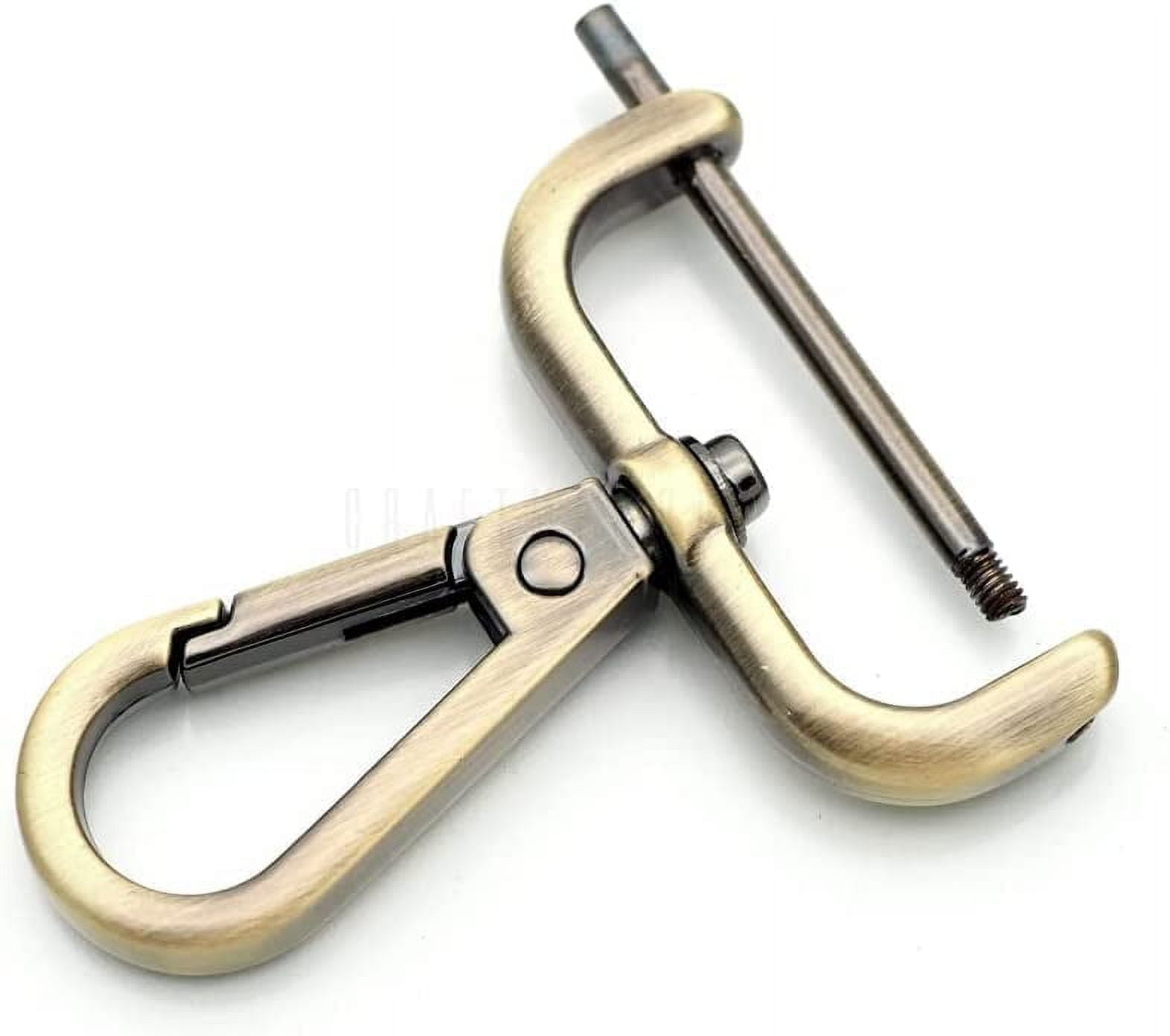 2pcs Detachable Snap Hook Swivel Clasp w/Screw Bar VT493 Bag Strap ...
